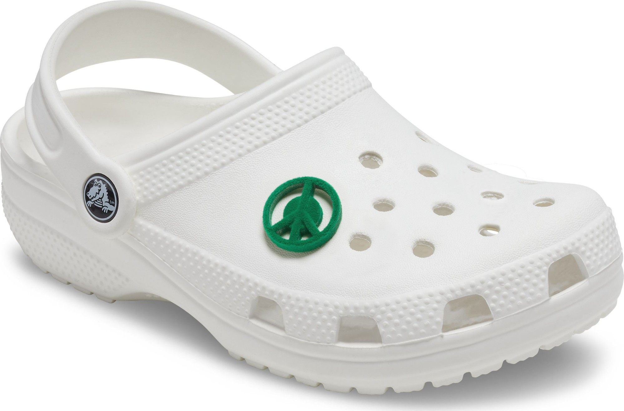 Crocs™ Jibbitz Grass Textured Peace Sign | crocs.lt