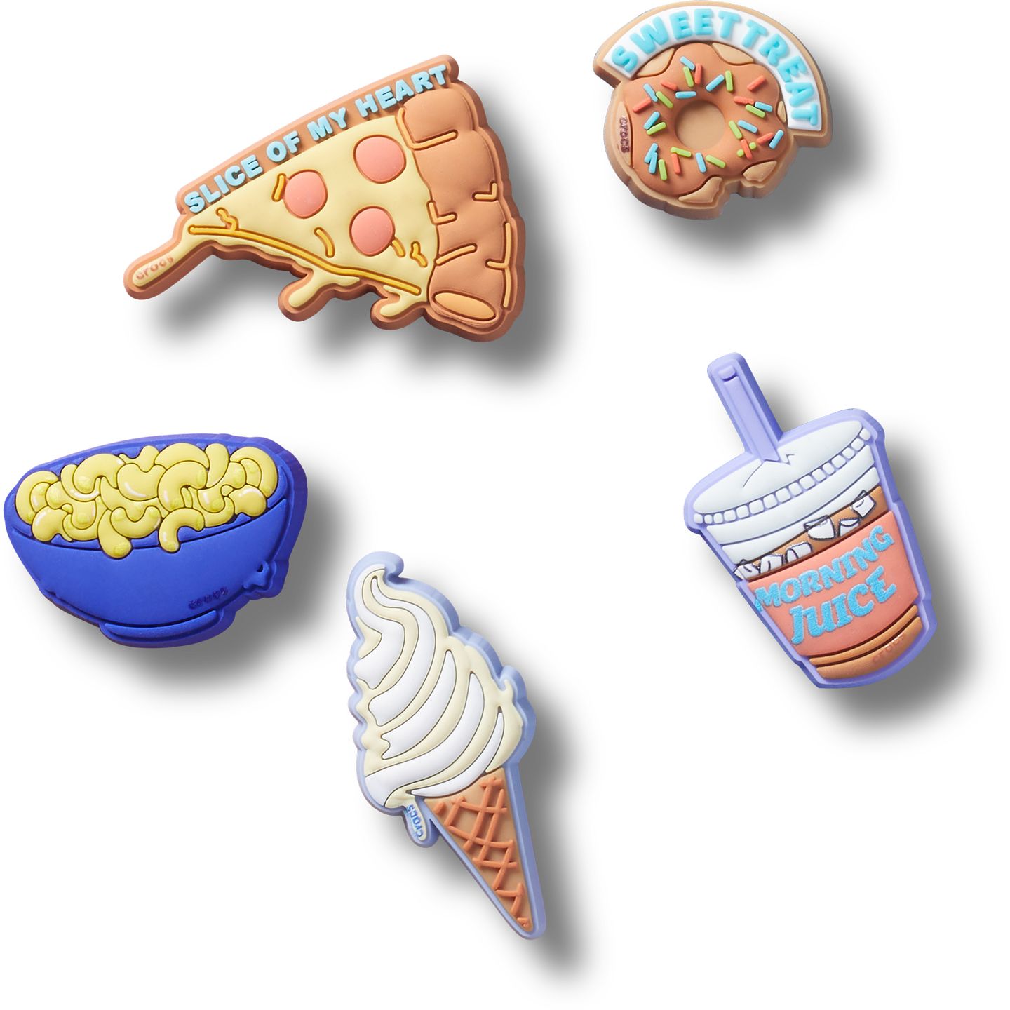 Crocs™ Jibbitz Funny Foods 5 Pack 198445231353 | crocs.lt